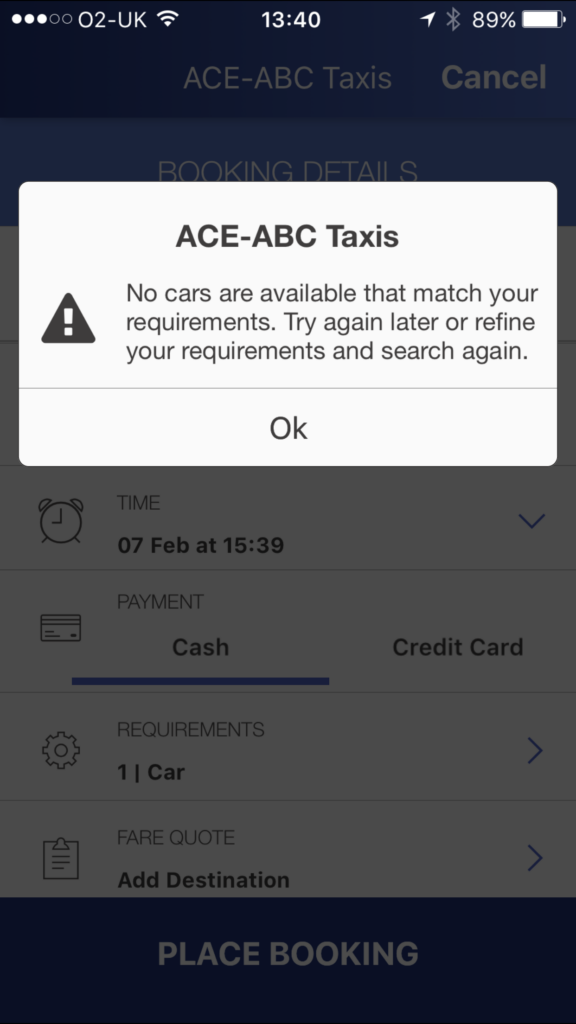 The App just got better! - ACE-ABC Taxis - Mansfield Private Hire