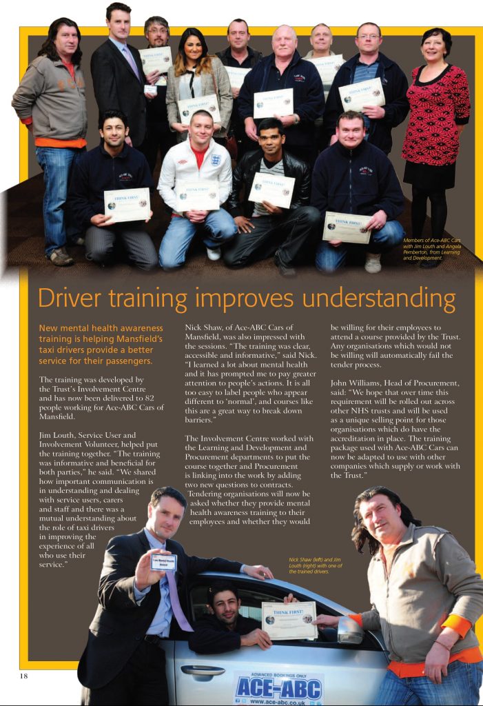 Mental Health Awareness Training For Drivers | ACE-ABC Taxis ...